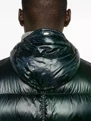 Herno Quilted Hooded Gilet - Blue