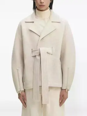 A. A. SPECTRUM Belted Wool Coat
