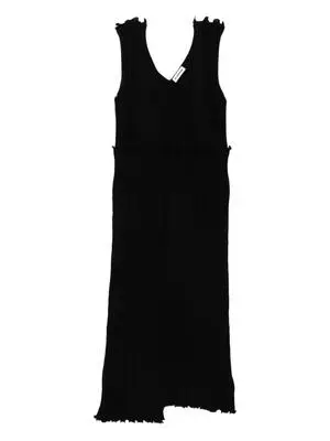 JIL SANDER Cotton Sleeveless Dress