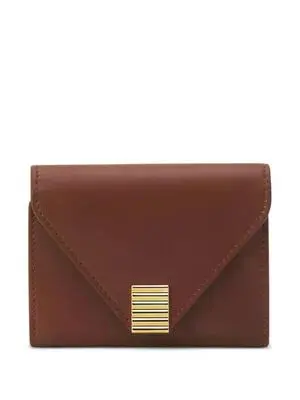 LANVIN Zip-pocket Leather Wallet - Brown
