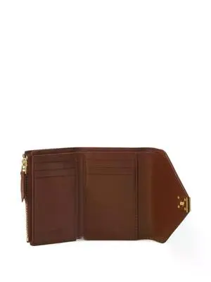 LANVIN Zip-pocket Leather Wallet - Brown