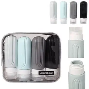 MEMBERS ONLY Tsa-approved Silicone Travel Bottle Set