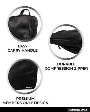 MEMBERS ONLY Compact Travel Organizer Bag