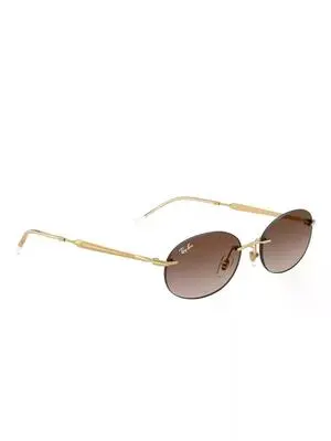 Ray-ban Rimless Oval Sunglasses