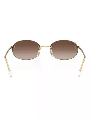 Ray-ban Rimless Oval Sunglasses