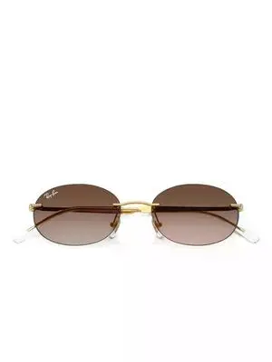 Ray-ban Rimless Oval Sunglasses