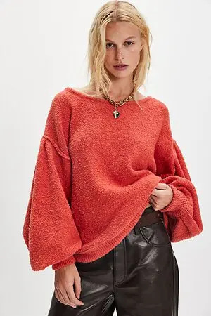 Free People We The Free Tip Top Pullover - Paprika