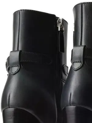 Ralph Lauren 90mm Donnely Buckle-strap Boots - Black