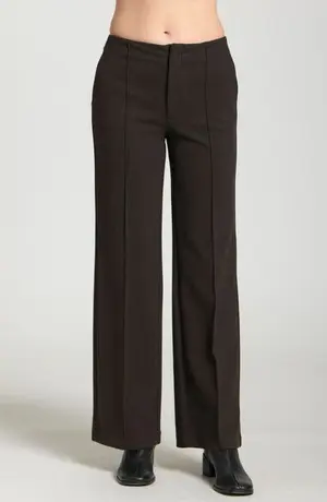 APNY Pintuck Pleat Trousers - Brown