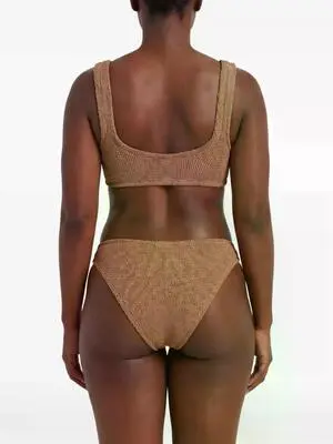 Hunza G Juno Twist-front Bikini - Brown