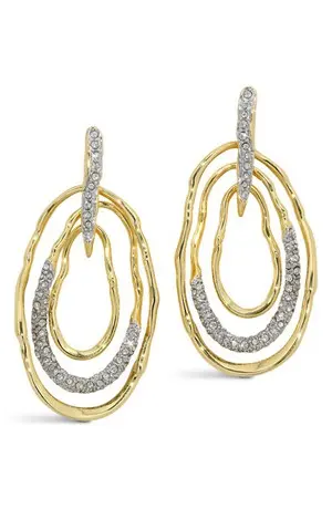 Alexis Bittar Solanales Mobile Drop Earrings - Gold/crystals