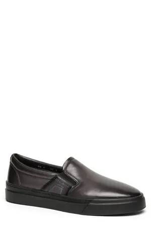 Santoni Leather Loafer - Grey