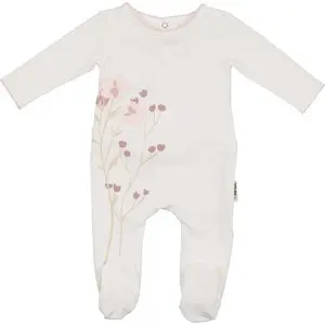 MANIÈRE Blooming Bouquet Footie - Ivory