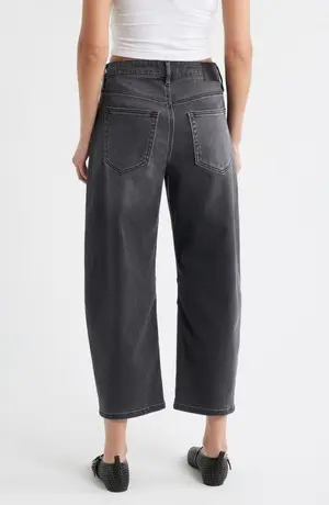 HIDDEN JEANS Cropped Barrel Jeans