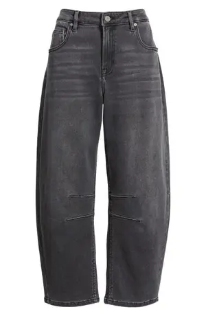 HIDDEN JEANS Cropped Barrel Jeans