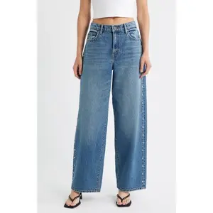 HIDDEN JEANS Side Stud Baggy Jeans