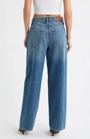 HIDDEN JEANS Side Stud Baggy Jeans