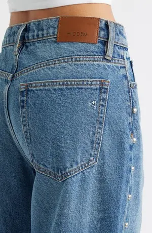 HIDDEN JEANS Side Stud Baggy Jeans