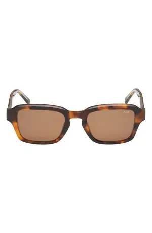 Abercrombie 51mm Square Sunglasses - Dark Havana /brown Lens