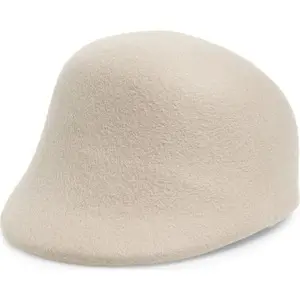 GIGI BURRIS MILLINERY Rex Wool Felt Cloche Hat - Alabaster