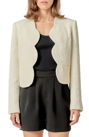 English Factory Textured Outerwear For Women