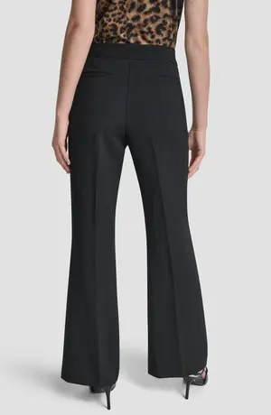 Dkny Double Weave Flare Trousers