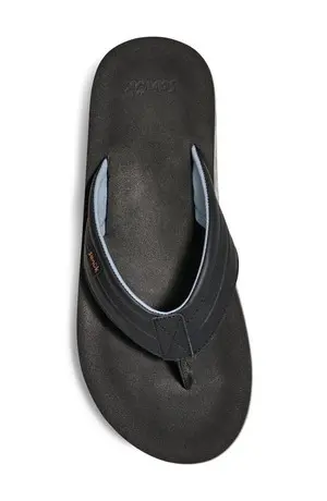 Sanuk Tiderush Flip Flop - Black