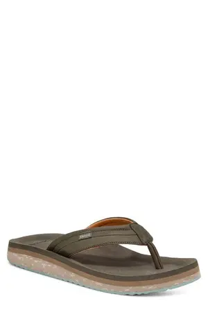 Sanuk Tiderush Flip Flop - Olive