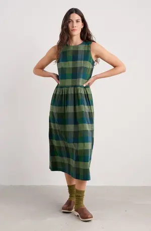 SEASALT CORNWALL Sleeveless Organic Cotton Maxi Dress - Trystan Multi