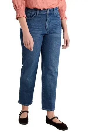 SEASALT CORNWALL Penwith Ankle Straight-leg Jeans - Mid Wash