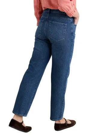 SEASALT CORNWALL Penwith Ankle Straight-leg Jeans - Mid Wash