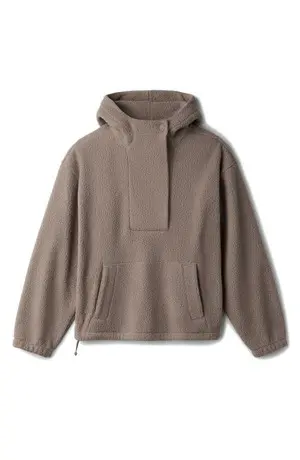 RHONE Aloft Fleece Hoodie - Foggy Taupe