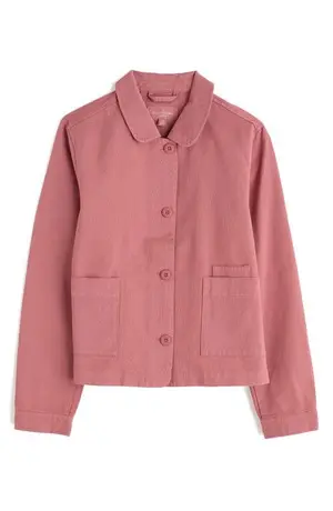 SEASALT CORNWALL Coombe Lane Organic Cotton Chore Jacket - Dusty Rose