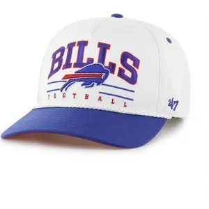 '47 Buffalo Bills Roscoe Two-toned Hitch Adjustable Hat - White