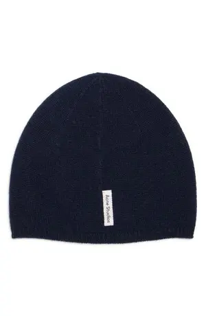 Acne Studios Kassia Cashmere Beanie - Ink Blue