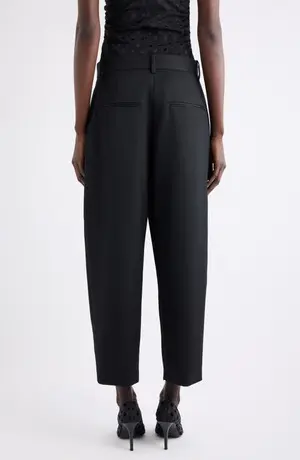 Isabel Marant Janice Pleated Tapered Trousers