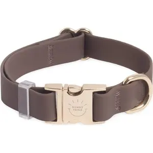 SUNNY TAILS Cloud Waterproof Dog Collar - Espresso Brown