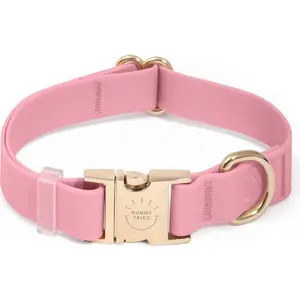 SUNNY TAILS Cloud Waterproof Dog Collar Perfect Pink