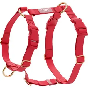 SUNNY TAILS Cloud Lite Waterproof Dog Harness - Cherry Red