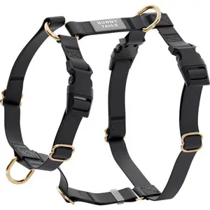 SUNNY TAILS Cloud Lite Waterproof Dog Harness - Ember Black