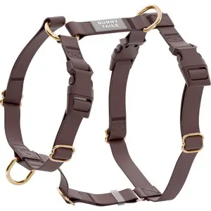 SUNNY TAILS Cloud Lite Waterproof Dog Harness - Espresso Brown
