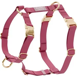 SUNNY TAILS Cloud Lite Waterproof Dog Harness - Mulberry Burgundy