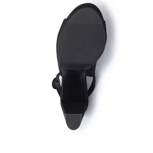 Bernardo Vega Platform Heel Sandal - Black
