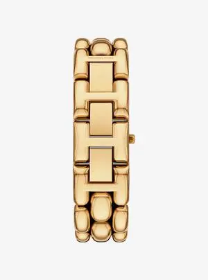 Michael Kors Mini Hally Pavé -tone Stainless Steel Watch