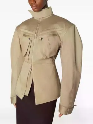 MUGLER Puffed-sleeve Cargo Jacket