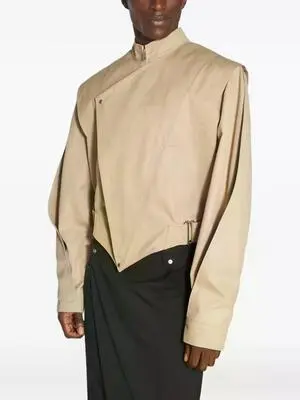MUGLER Asymmetric Paneled Jacket