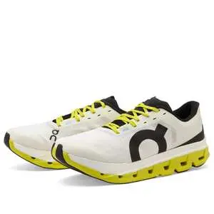 On Cloudflow 5 Sneakers - White/lime