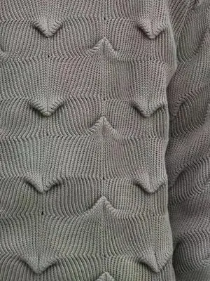 A. A. SPECTRUM Textured V-pattern Sweater