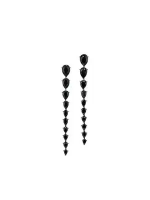 ANABELA CHAN Nova Diamond Drop Earrings - Black