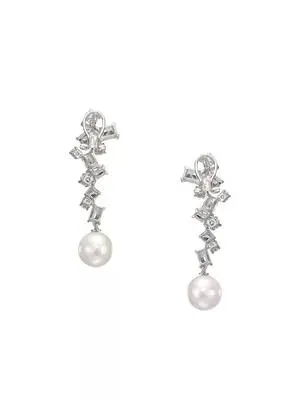 ANABELA CHAN Pearl, Diamond And Vermeil Earrings